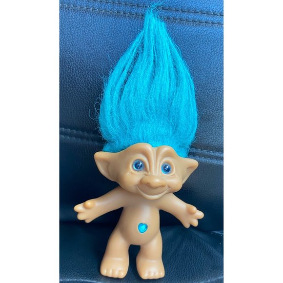 Toys | Vintage Treasure Troll Doll With Gemmed Belly Button | Poshmark